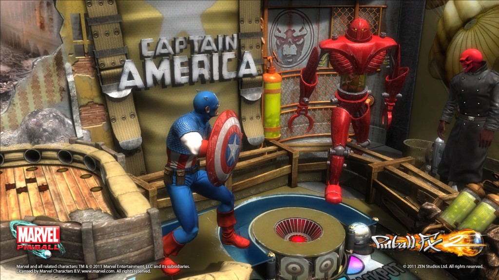 Captain America Joins Pinball FX 2 - JGGH GamesJGGH Games